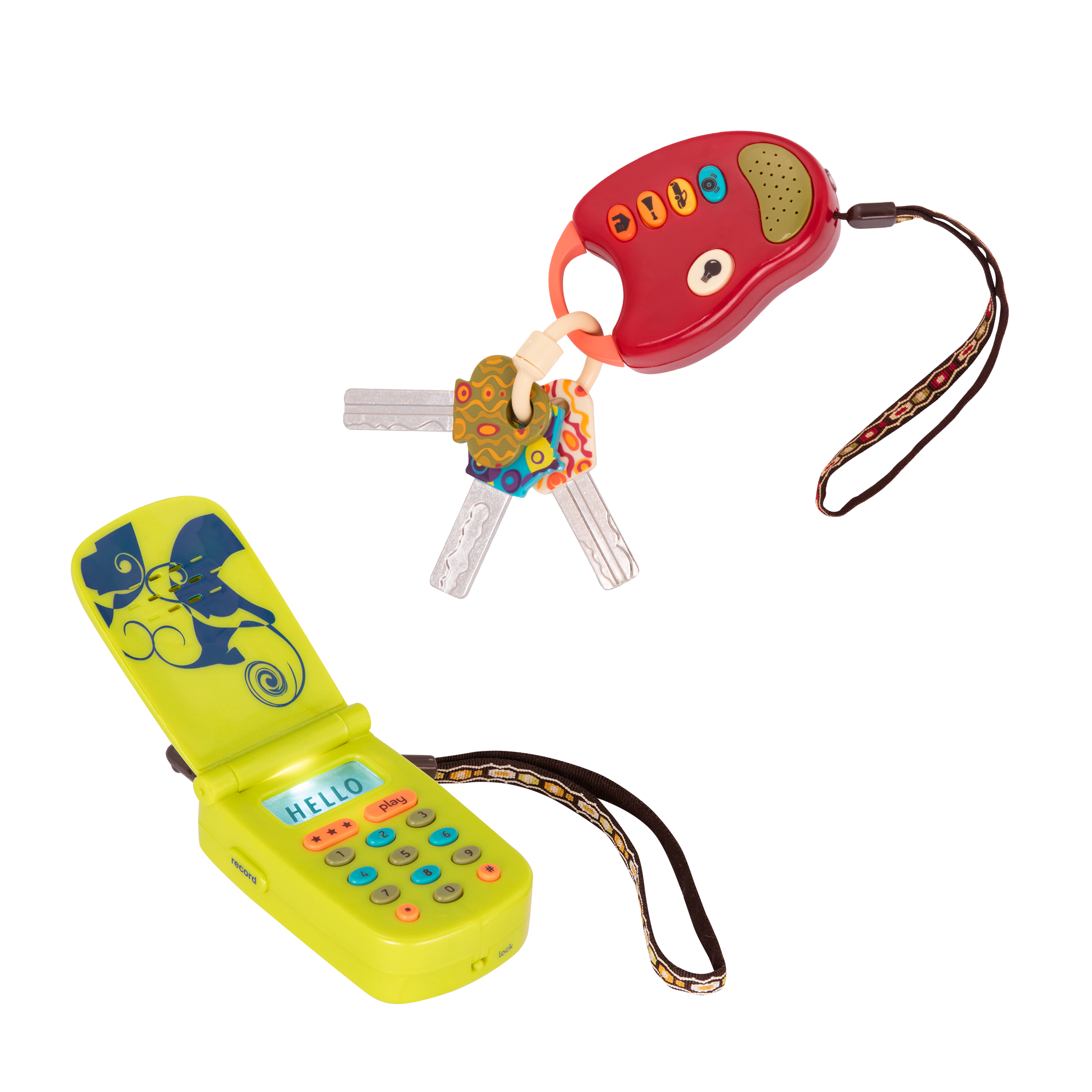 FunKeys + Hellophone | Toy Cellphone & Key Fob | B. toys – B. toys Canada